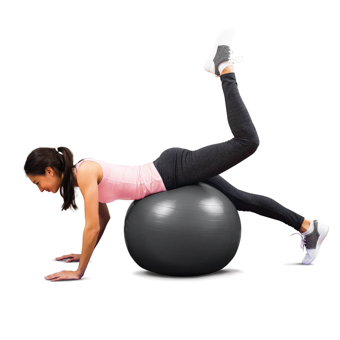 Zenzation 65 Cm Exercise Ball Black